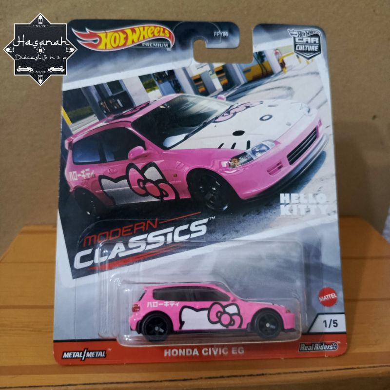 Jual Hot Wheels Honda Civic EG | Hello Kitty | Modern Classic | Pink ...