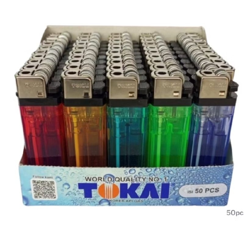 Jual Korek Api Gas TOKAI 1 Box isi 50 Pcs | Shopee Indonesia