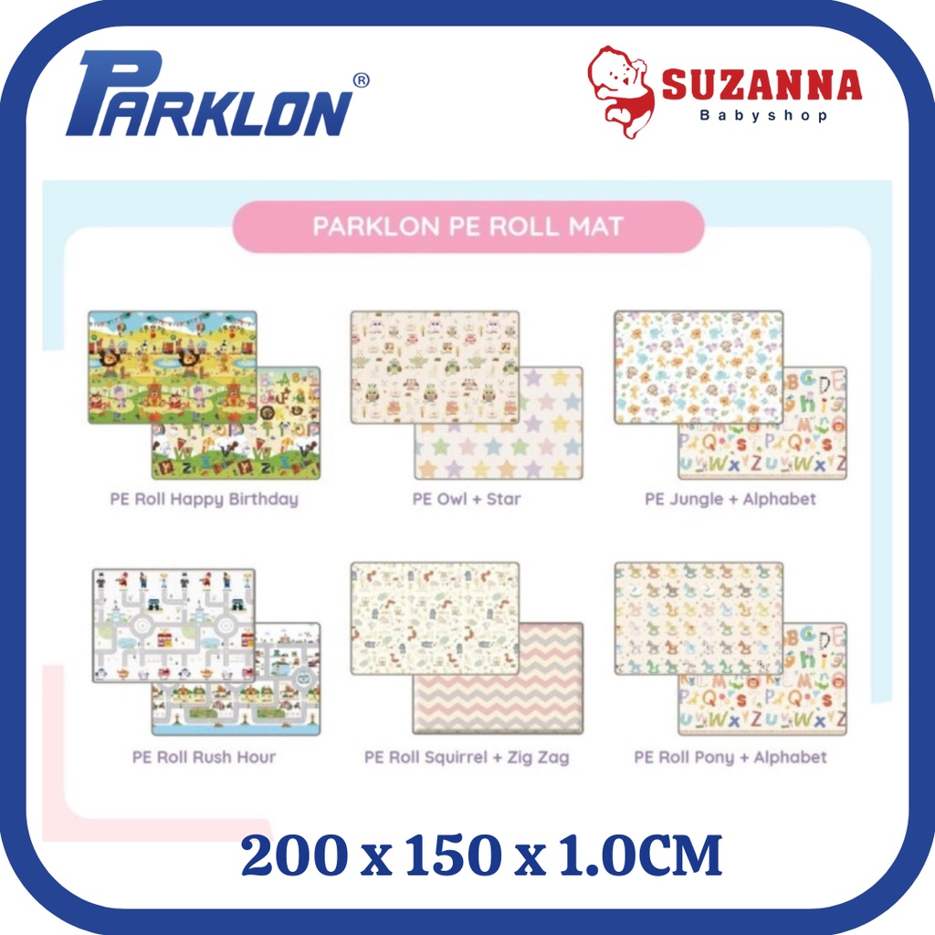 Jual Parklon PE Roll Mat 200 x 150 x 1.0 cm - Playmat Bayi/Alas Bermain ...