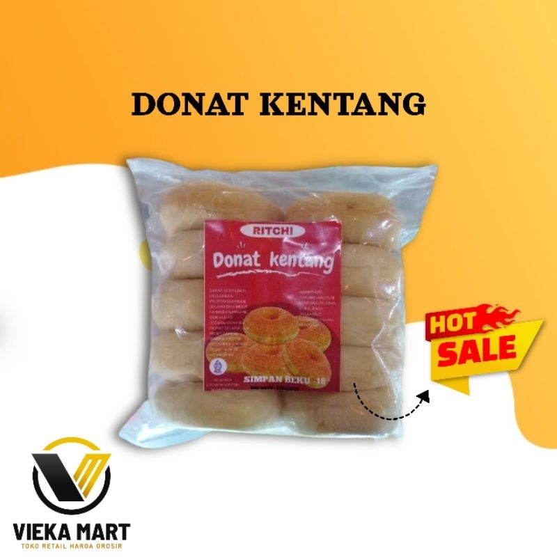 Jual Donat Ritchi isi 10/Donat kentang frozen | Shopee Indonesia