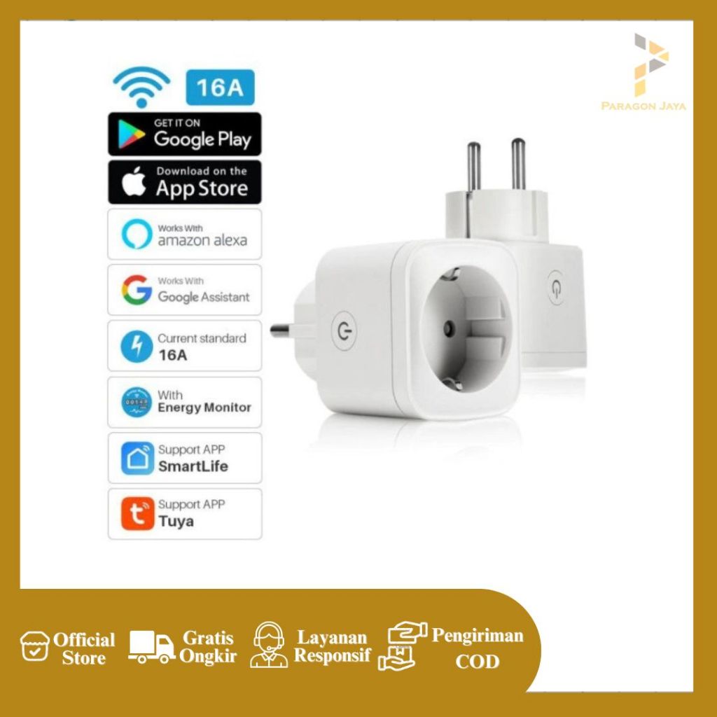 Jual Smart PLUG WiFi Wireless Colokan IoT Smart Home Colokan Steker ...