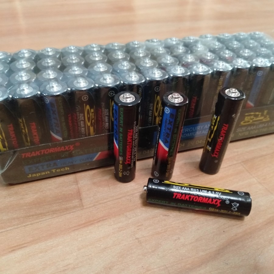 Jual Batu Baterai dynamax hijau size AA / A2 Dan AAA / A3 Tractormaxx ...