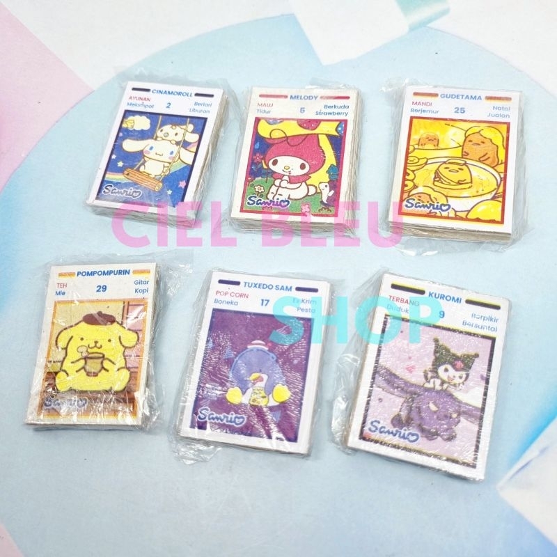 Jual KARTU KWARTET MINI RANDOM MIX LUCU / CIEL BLEU SHOP | Shopee Indonesia
