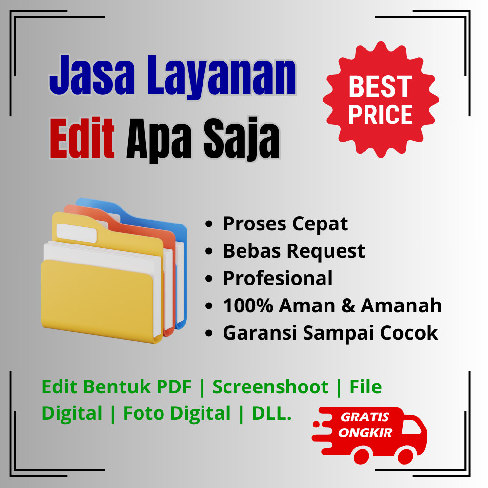 Jual Jasa layanan edit desain file pdf | jpg | ss | dll | Shopee Indonesia