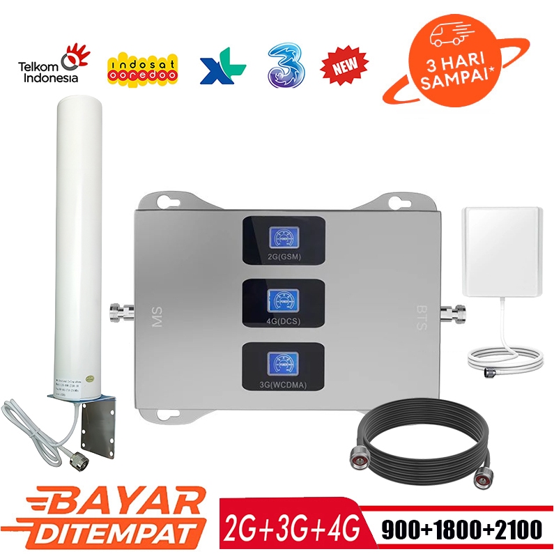 Jual FullSet Penguat Sinyal LTE GSM 2G 3G 4G HP Booster 4G Orbit Modem Penguat Sinyal Repeater ...