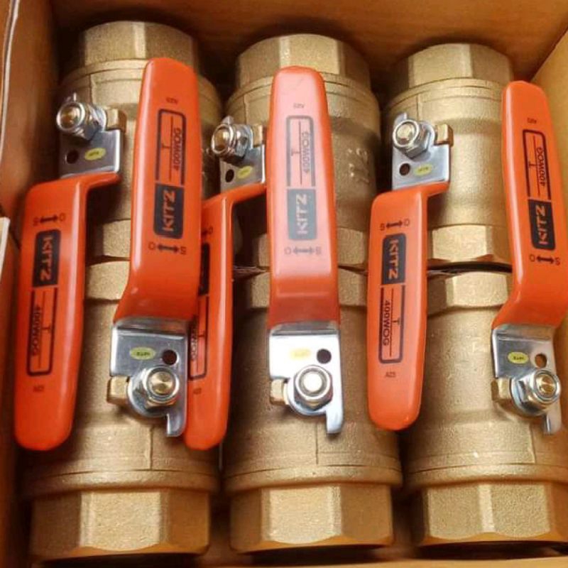 Jual Ball Valve Kuningan KITZ 3/4" Inch Drat 400Wog / stop keran kuningan | Shopee Indonesia