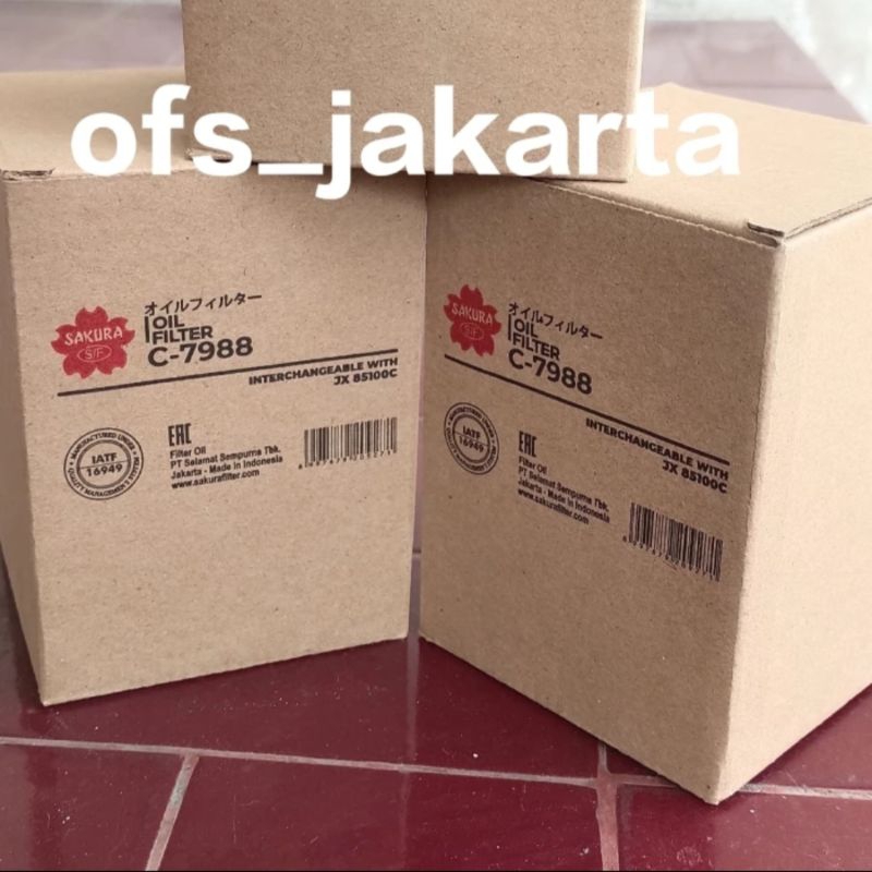 Jual Sakura Filter Oli C7988 C-7988 Jx-85100x JX85100x | Shopee Indonesia