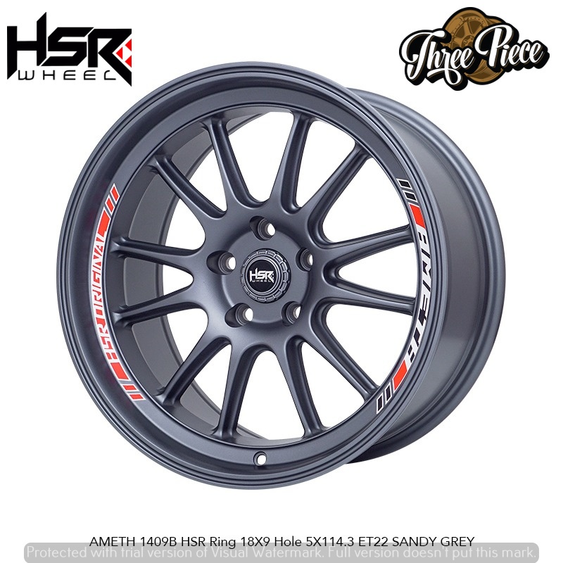Jual Velg Mobil HSR AMETH R18 untuk Innova Zenix Xpander Coupe Captiva Odyssey CRV Juke Rush ...