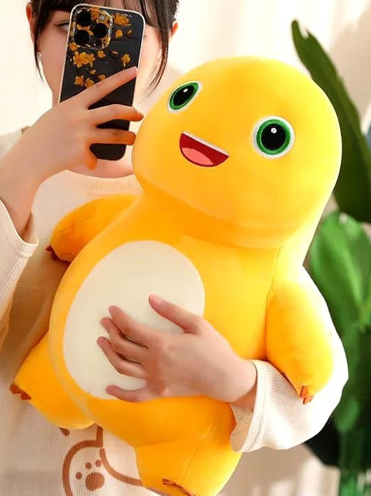 Jual Boneka Dino Nalong Kuning Nailong Ukuran 35cm Cartoon Dinosaurus ...