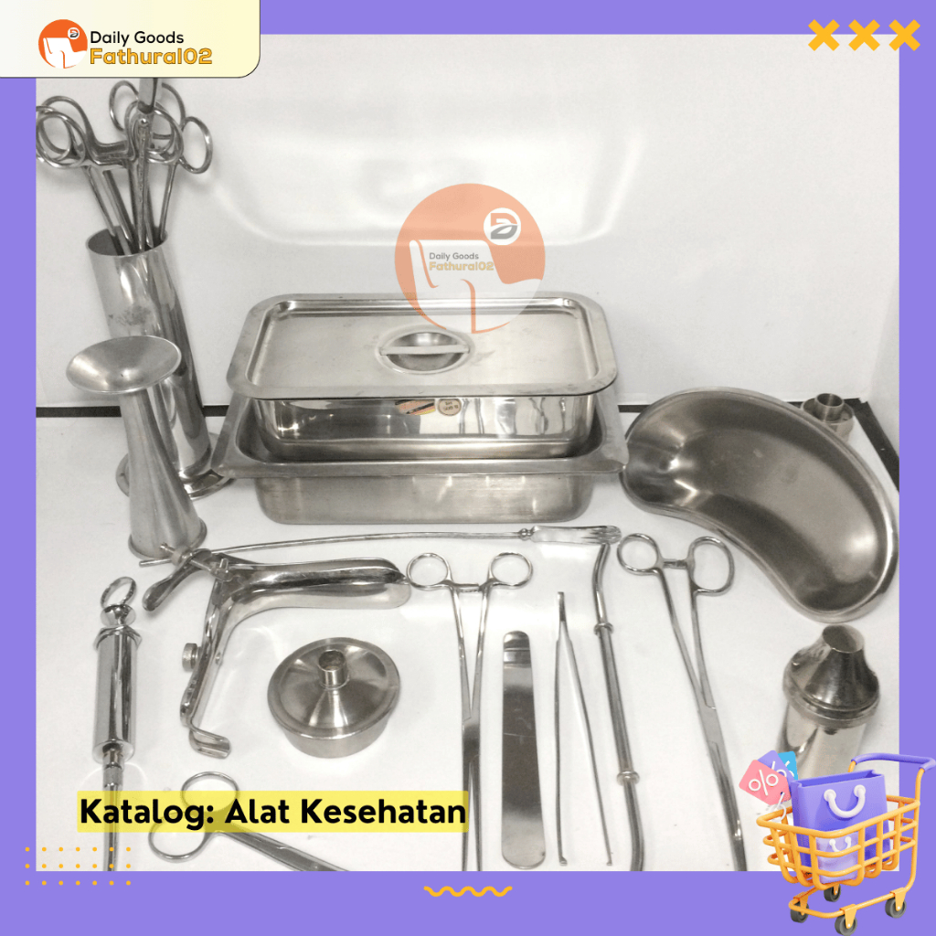 Jual Peralatan bedah medis dokter kebidanan - IUD kit gunting bak ...