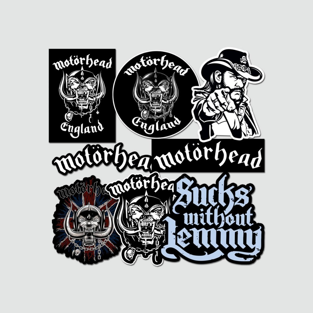 Jual Stiker Motorhead PACK - Sticker Logo Death Metal - Stiker Cutting ...