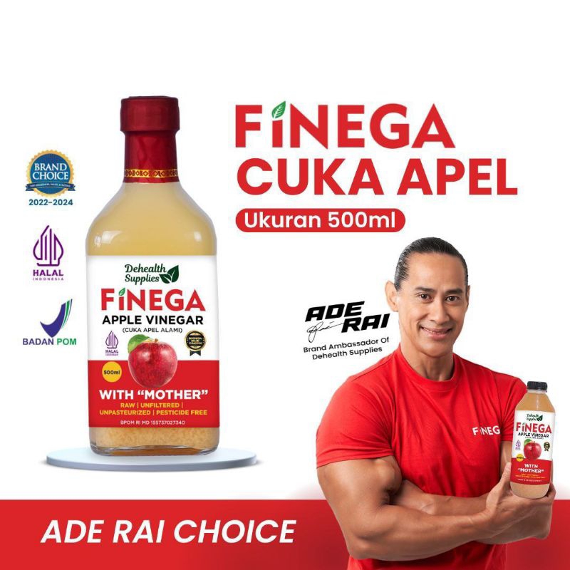 Jual Cuka Apel Nanas Lemon Finega by Ade Rai Vinega with 1 Liter 500ml ...