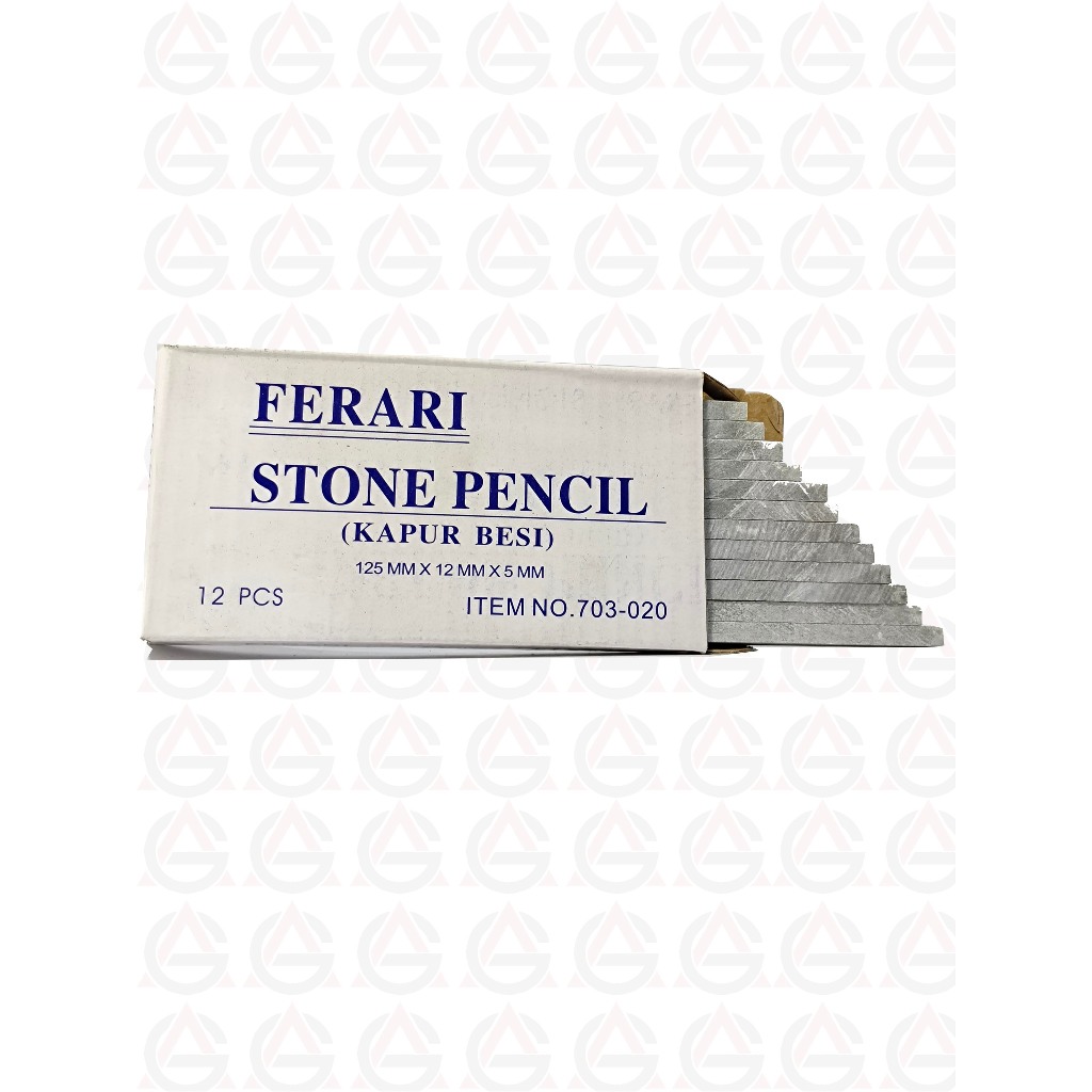 Jual KAPUR BESI FERRARI PUTIH - PLATE STONE PENCIL - PENSIL TULIS BESI | Shopee Indonesia