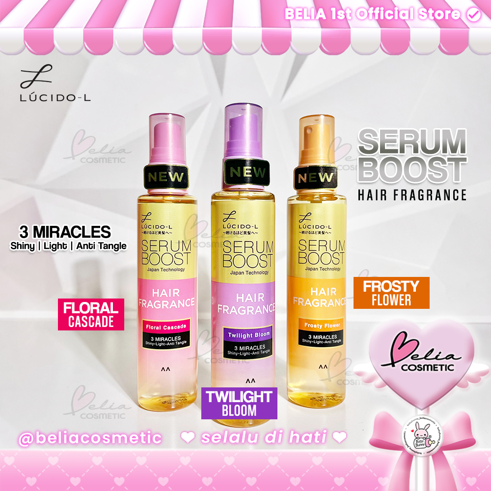 Jual BELIA LUCIDO-L Serum Boost Hair Fragrance 100ml | Floral Cascade | Frosty Flower | Twilight ...