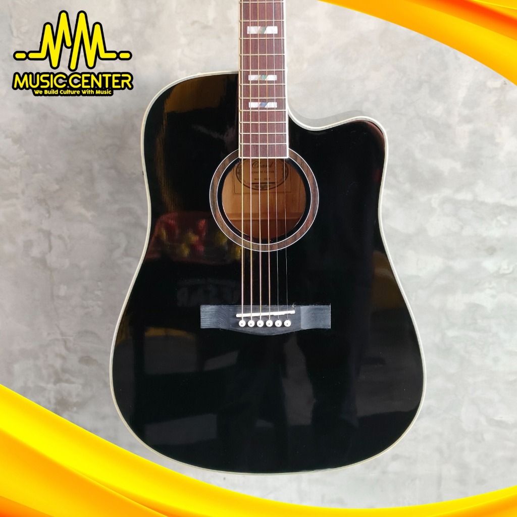 Jual Gitar Akustik Elektrik Chard ED29 Black | Shopee Indonesia