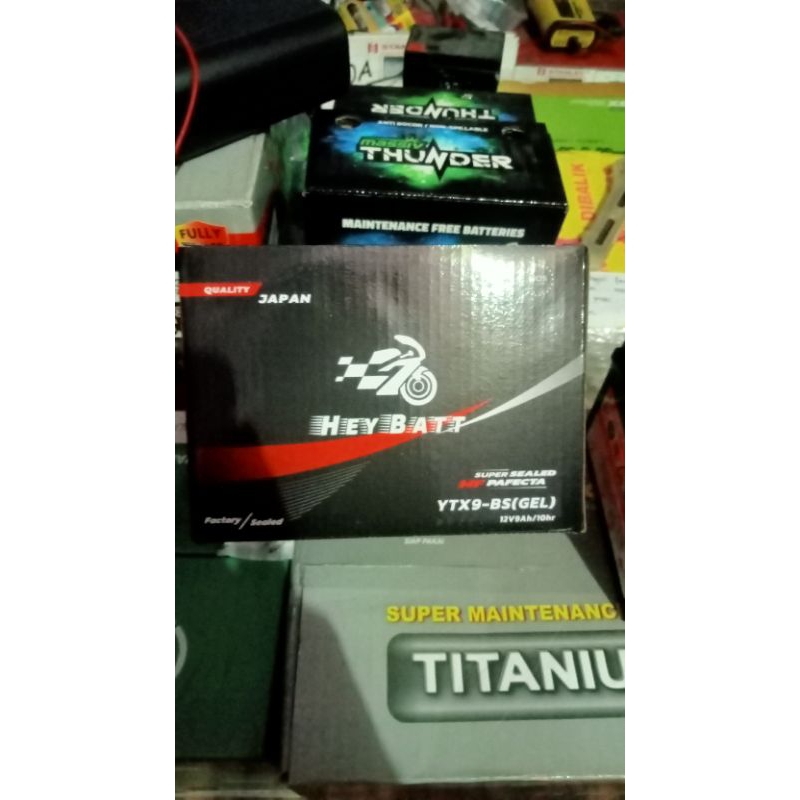 Jual aki motor ytx9-bs 12v 9ah mf ninja 250 mono fi z250 ktm duke pulsar 200ns zip hebat batery ...