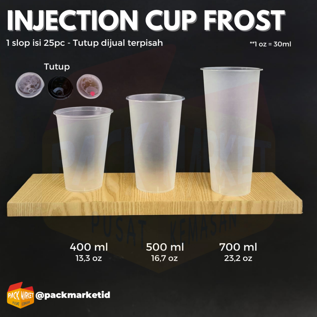 Jual Injection Cup Frost, 1 slop isi 25pc | Shopee Indonesia