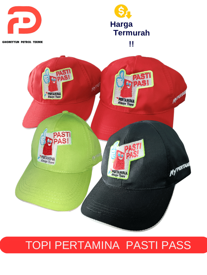 Jual Topi Pertamina Operator OB Pengawas BBG Spbu Pasti Pas, Pasti ...