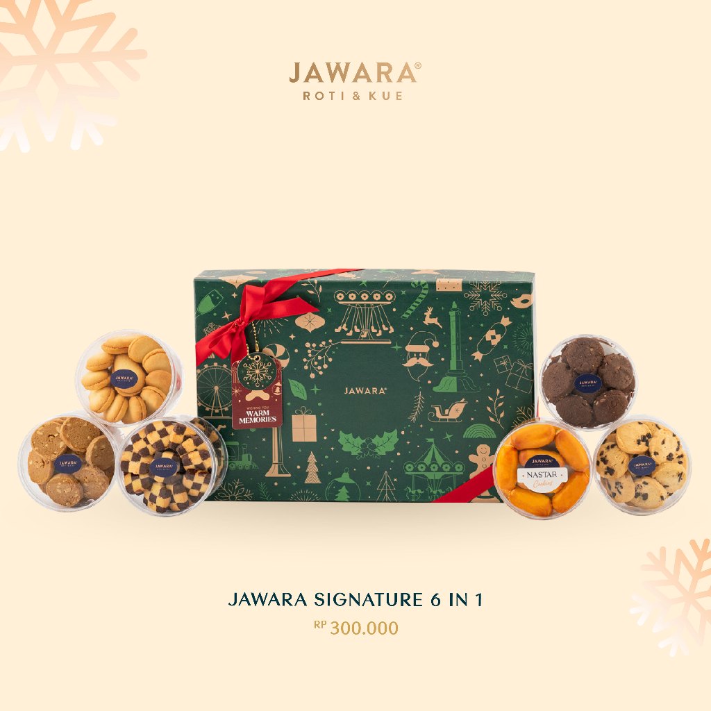 Jual Jawara Signature Cookies 6 in 1 | Jawara Roti & Kue | Hampers ...