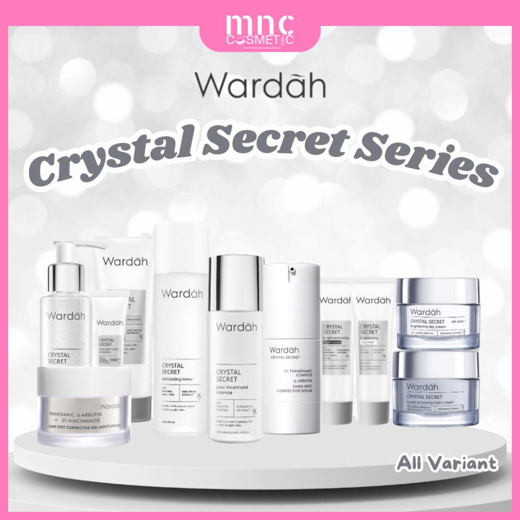 Jual WARDAH Crystal Secret Series Lengkap - Milk Cleanser, Micellar ...