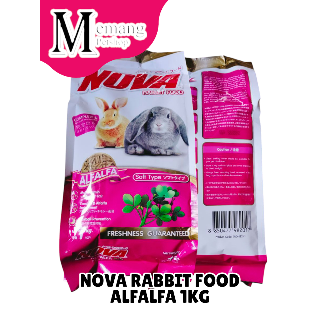 Jual Makanan Kelinci Marmut - Rabbit Food - Nova 1Kg | Shopee Indonesia