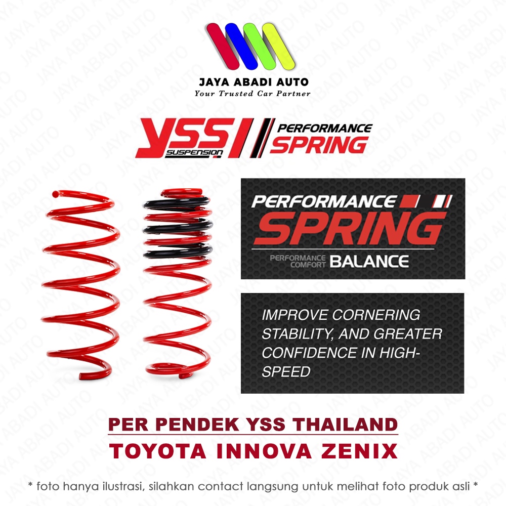 Jual Lowering Kit / Coil Spring / Per Pendek YSS Performance Thailand ...