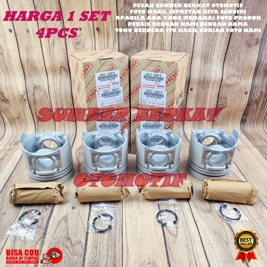 Jual SEHER KOMPLIT STD STANDAR BAJA HINO DUTRO HT130 130HT HOP 1SET 4PCS | Shopee Indonesia