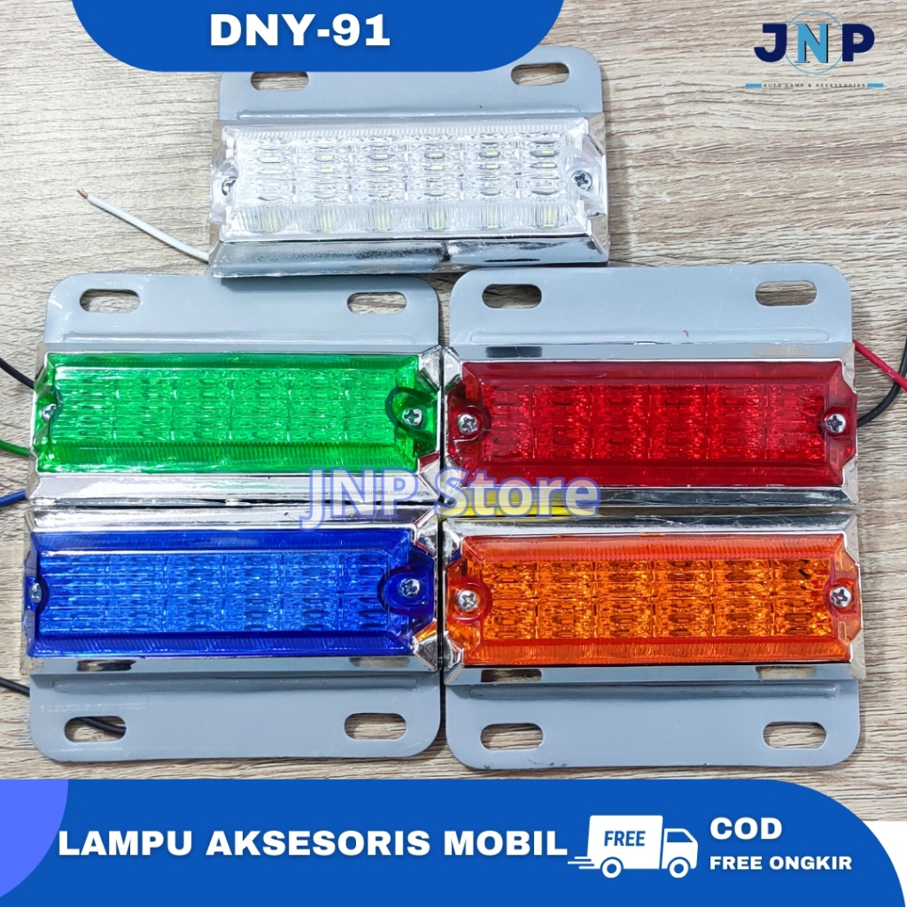 Jual DNY Lampu Aksesoris LED Lampu Mobil Bak Lampu aksesoris Truk DNY-91-24Volt | Shopee Indonesia