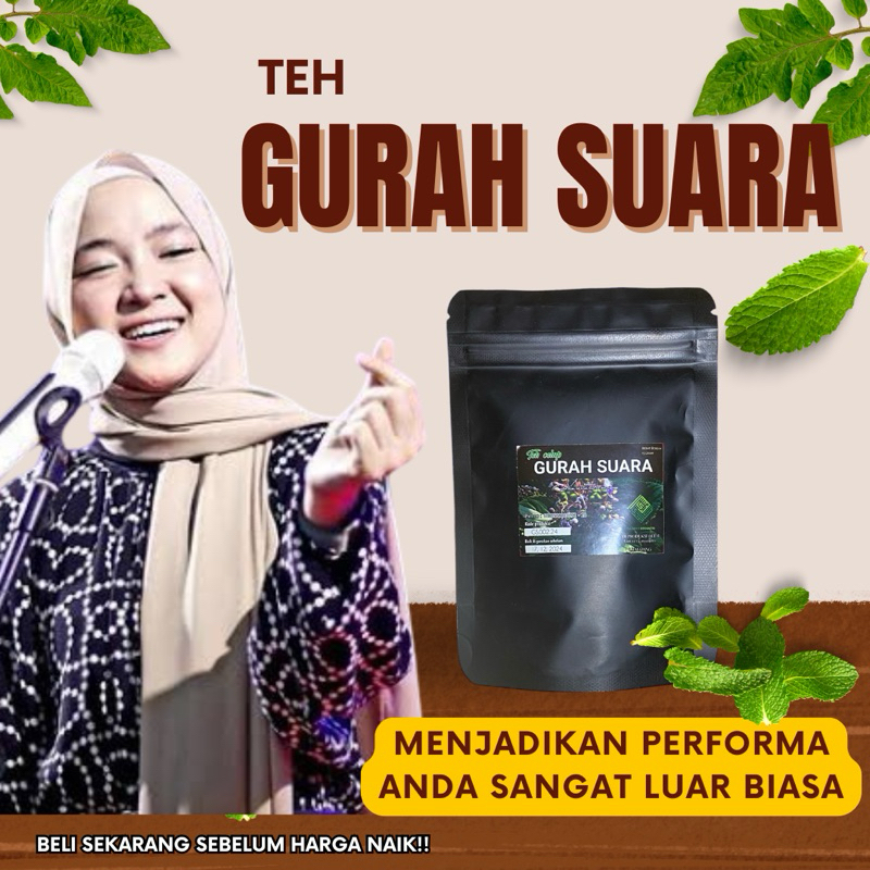 Jual TEH GURAH PEMERDU SUARA. HERBAL ALAMI | Shopee Indonesia