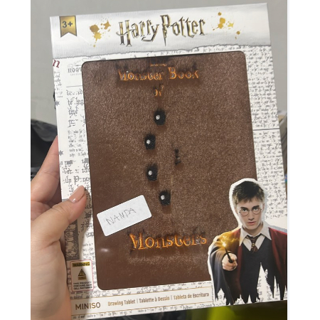 Jual Miniso x Harry Potter LCD Drawing Tablet Monster Book of Monsters ...