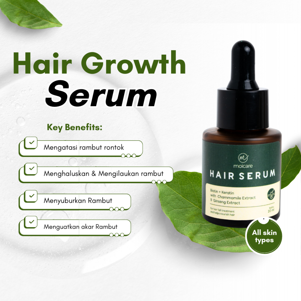 Jual Hair Growth Serum Moicare Original Hair Regrowth Treatment ...