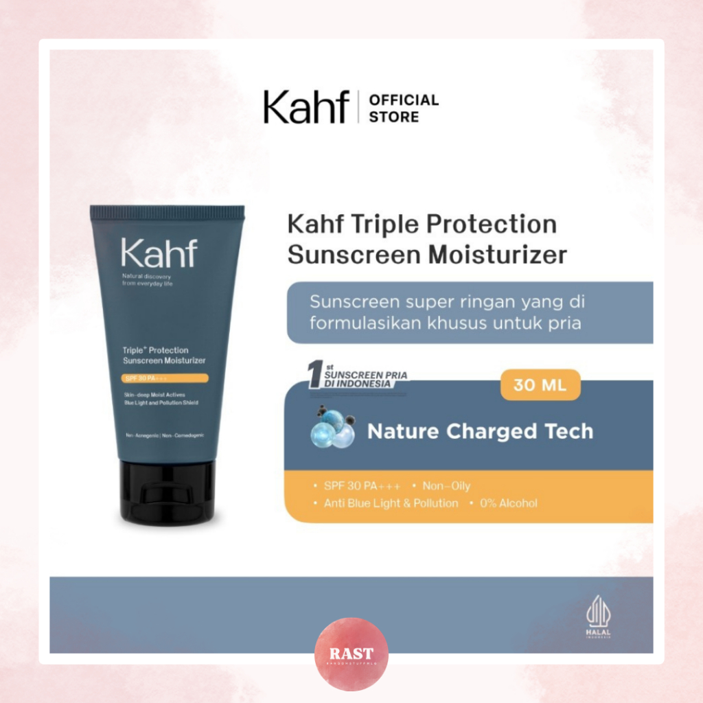 Jual [NEW] Kahf Triple Protection Sunscreen Moisturizer SPF 30 PA ...