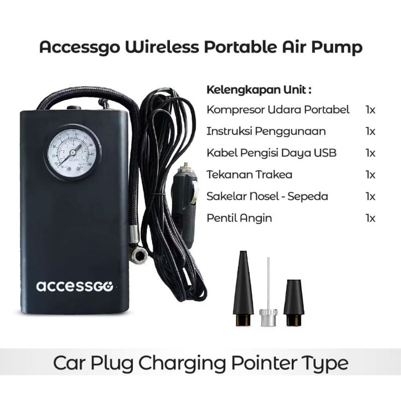 Jual Charge Pump Pompa Ban motor electric portable Pompa Ban Elektrik ...