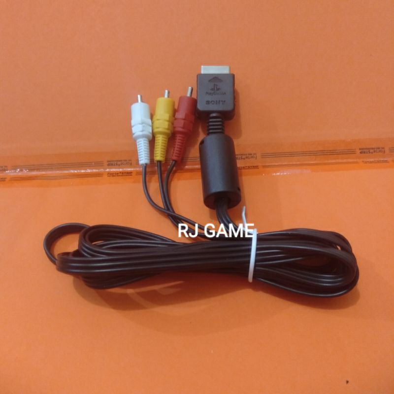 Jual KABEL AV ORI PLAYSTATION PS 2 /KABEL PLAYSTATION AV PS2ORI ...