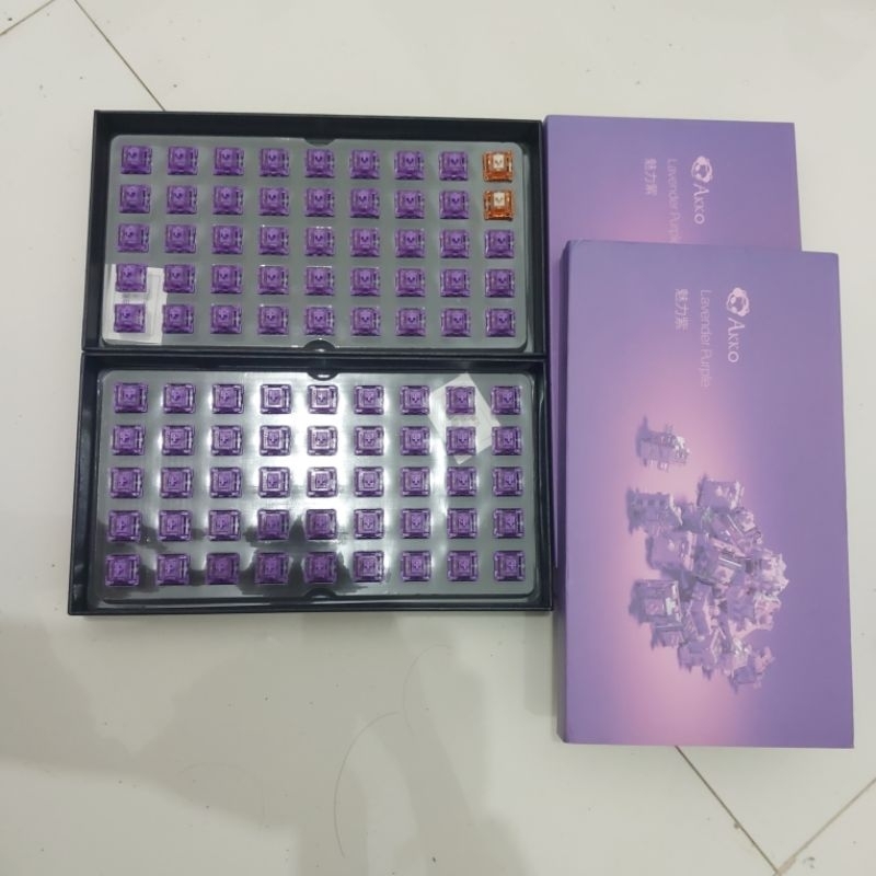 Jual Akko Lavender Purple 3 pin tactile Mechanical Keyboard Switch ...