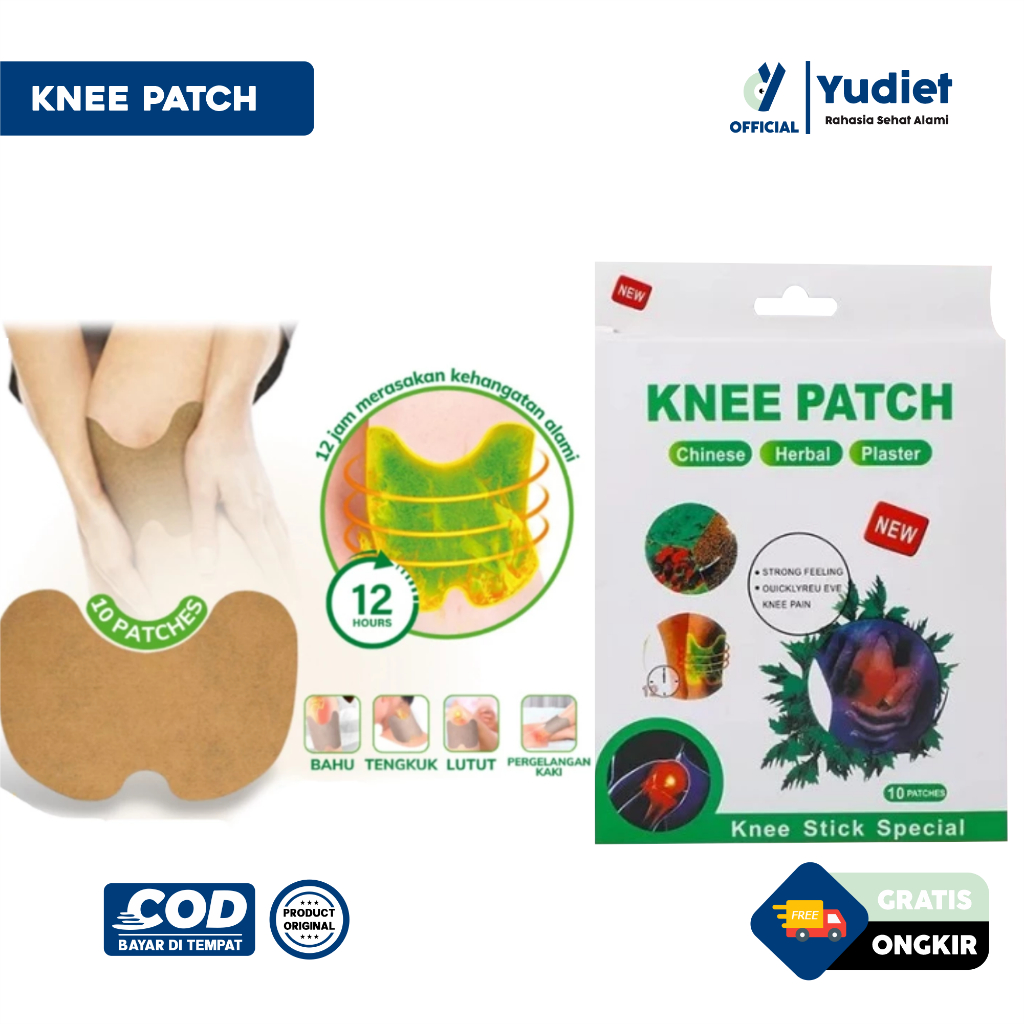 Jual PAKET 3 BOX ISI 30 PCS KNEE PATCH, Koyo Lutut, Pereda Nyeri ...