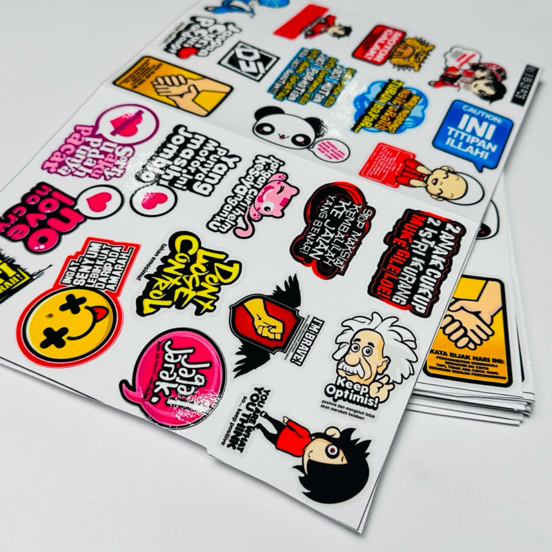 Jual Vol 8 Stiker Paket Kata-Kata Muslim | Muslim Sticker Pack Variasi | Vinyl & Hologram ...