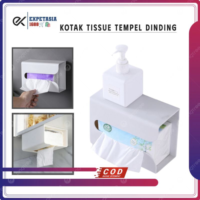 Jual Kotak Tissue Tempel Dinding / Box Penyimpanan Tissue Tempel ...