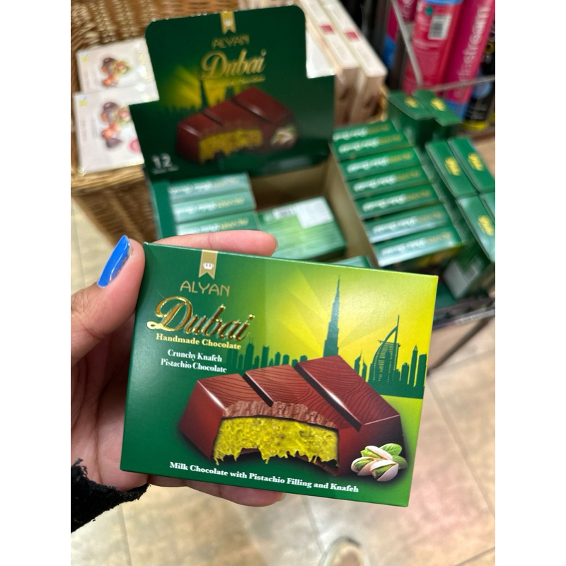 Jual Coklat Dubai Viral Original / Alyan Coklat Dubai Pistachio Kunafe | Shopee Indonesia
