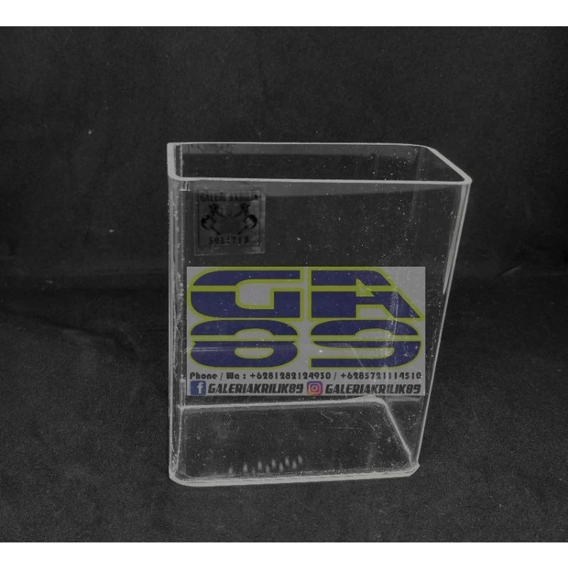 Jual Soliter akrilik/Akuarium akrilik kecil uk 10x5x12 full bening ...