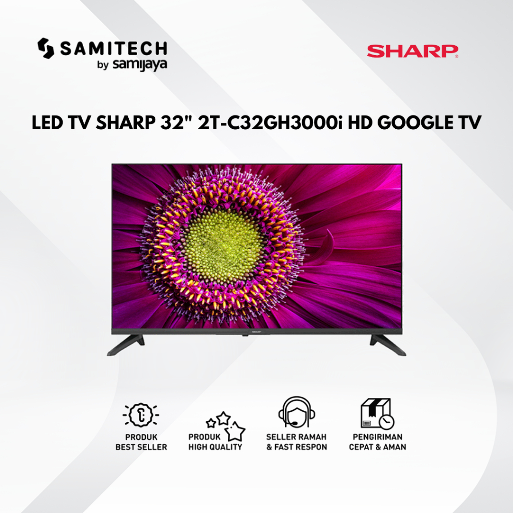Jual LED TV SHARP 32" 2T-C32GH3000i C32GH3000i HD G00GLE TV 32INCH BERGARANSI | Shopee Indonesia