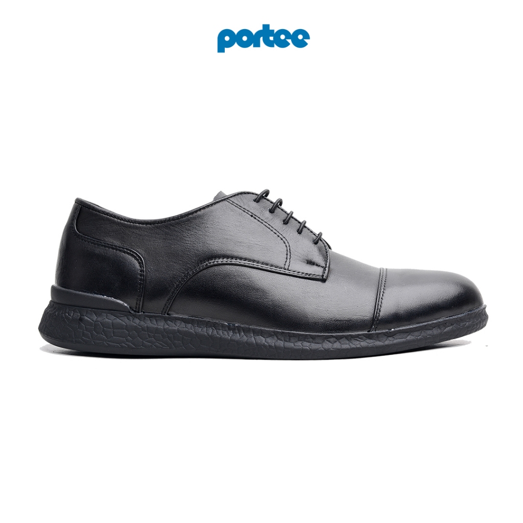 Jual Sepatu Kulit Pria Portee Derby Cap Toe – Kulit Asli Nyaman | Kerja ...