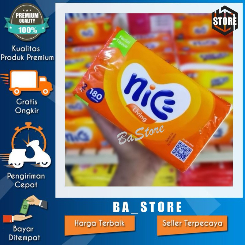 Jual TISSUE NICE 180 SHEET | 1 Pak | Shopee Indonesia