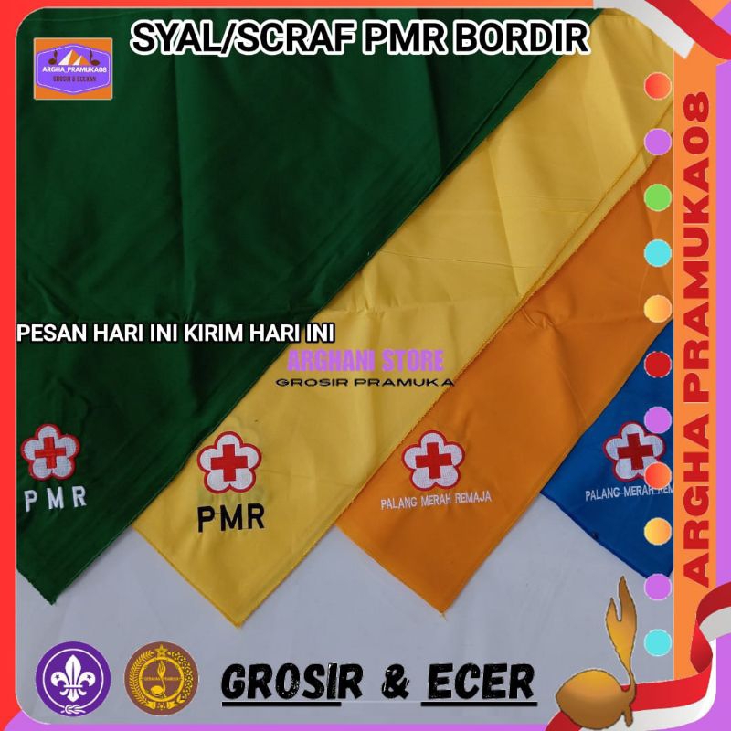 Jual Syal Slayer Scraf PMR Bordir /Hasduk PMR isi 20 Pcs | Shopee Indonesia
