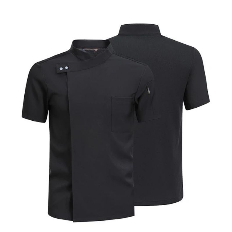 Jual BAJU KOKI BAJU CHEF UNISEX LENGAN PENDEK ( PO ) | Shopee Indonesia