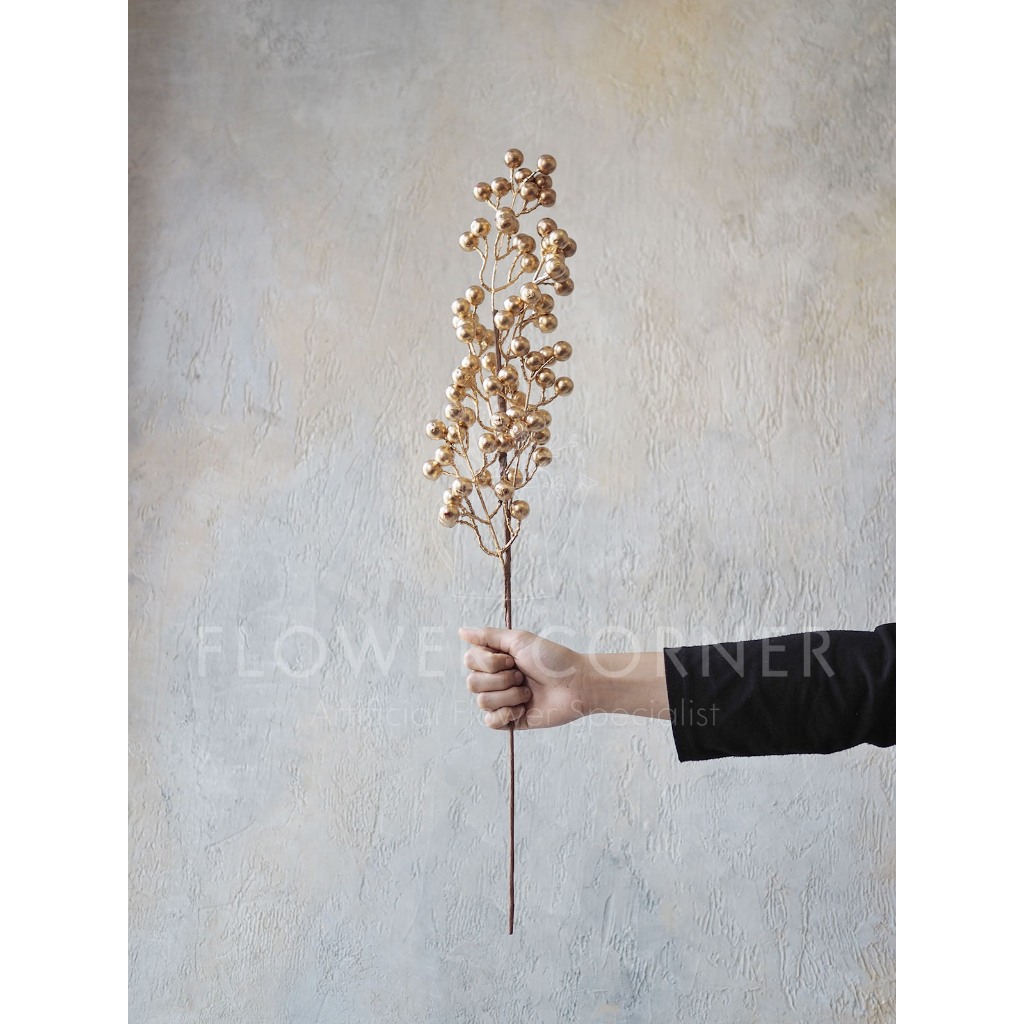 Jual Berry Artificial Gold Tangkai Medium (D24046) | Shopee Indonesia