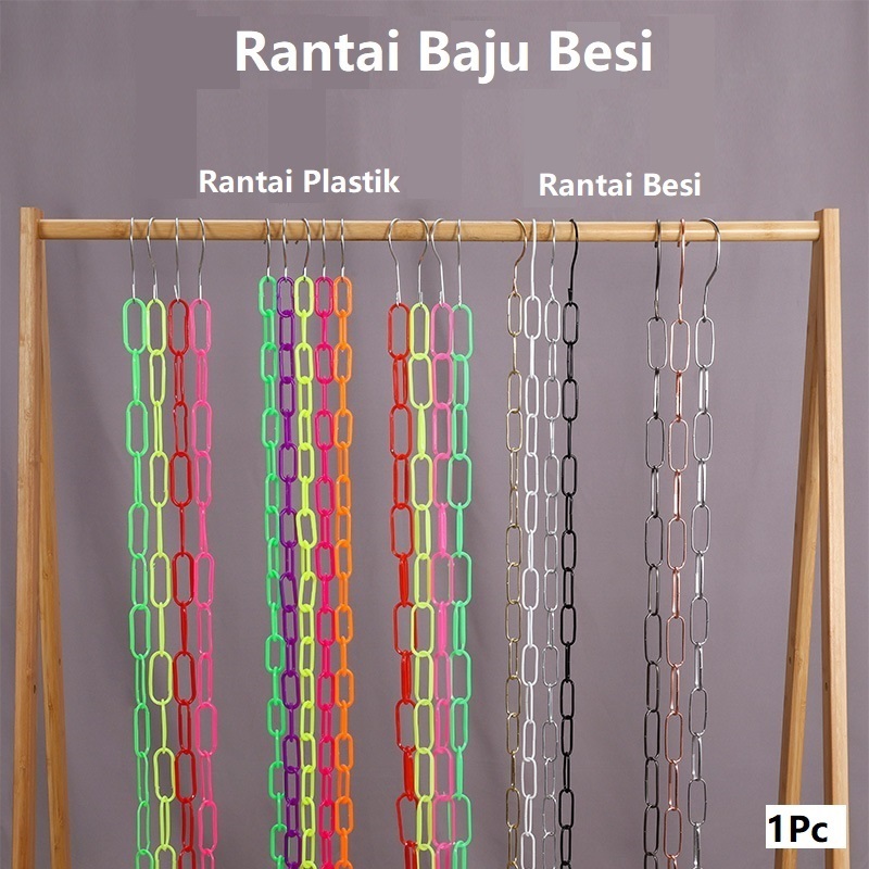 Jual Rantai Besi / Warna - Rantai Baju - Rantai Toko - Aksesoris Toko ...