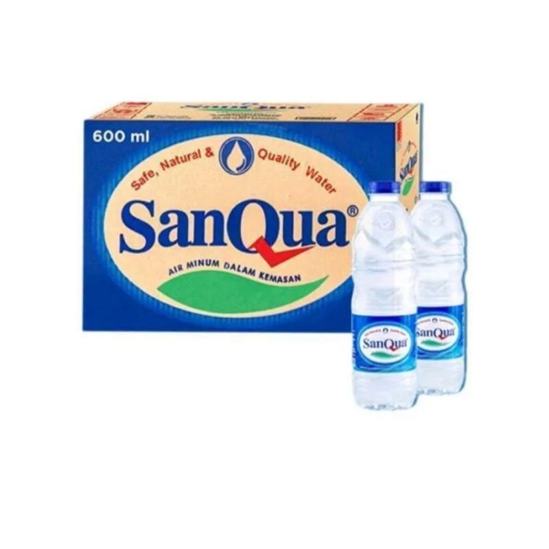 Jual Sanqua botol 600ml (Harga untuk 1dus) khusus INSTANT | Shopee ...