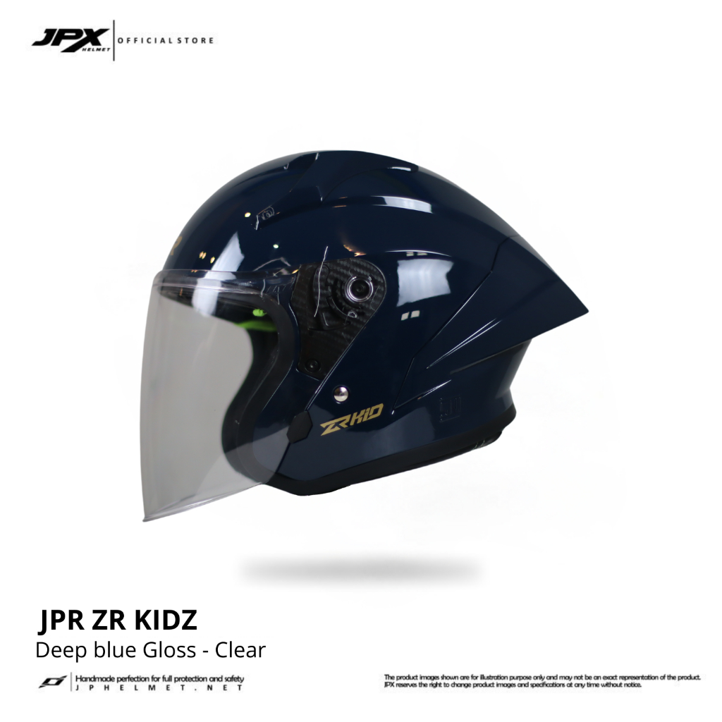 Jual Helm Anak JPR ZR KIDZ Solid - Deep Blue Gloss | Shopee Indonesia
