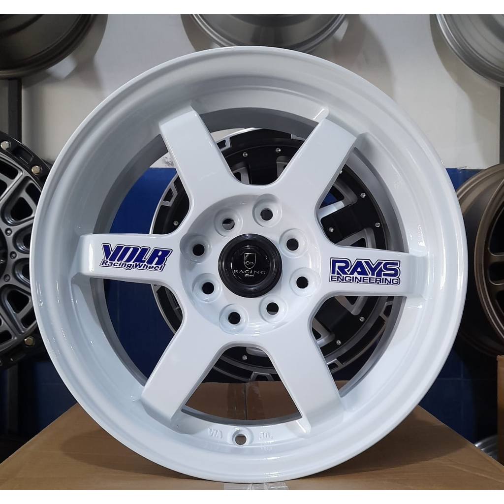 Jual Paket velg plush ban ring 15 te37 pcd 4x100 & 4x114,3 white model ...